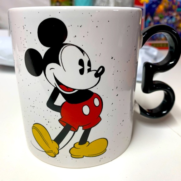 Disney | Dining | Disney Mickey Mouse Mug Classic Pose With Ears Handle ...